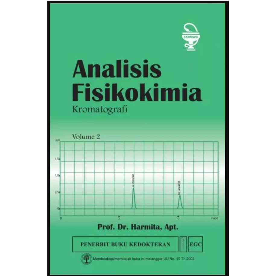 Jual Buku ORIGINAL - Buku Analisis Fisikokimia Kromatografi Volume 2 Harmita EGC - FARMASI ...