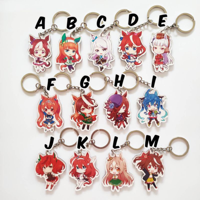 Jual Keychain Anime Uma Musume Pretty Derby 1 Game Gantungan Kunci ...