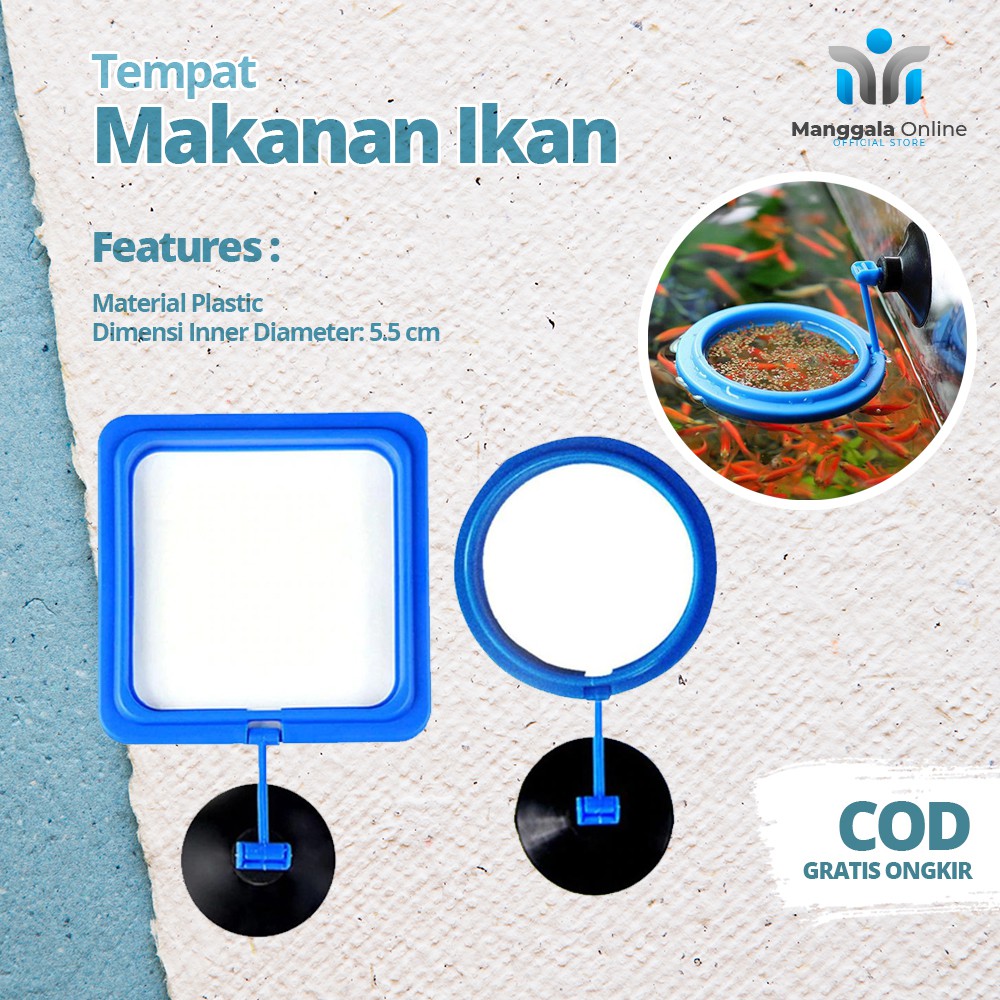 Jual Tempat Makan Ikan Tank Station Floating Food Tray | Shopee Indonesia