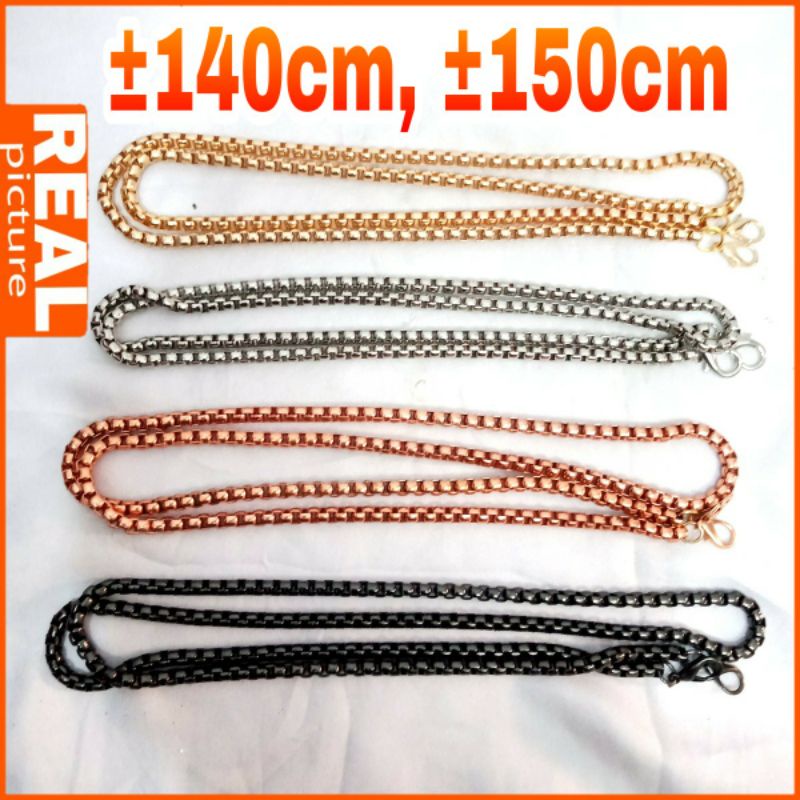 Jual TALI TAS RANTAI ULIR PANJANG 140CM STRAP TAS SELEMPANG WANITA - Kattelaurents | Shopee ...