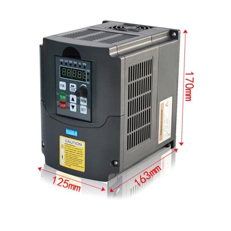 Jual Spindle motor Inverter 2.2KW 220V AC Frequency Drive VFD CNC YL620 ...