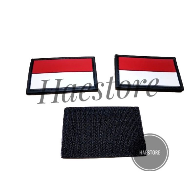 Jual Rubber Patch Bendera Indonesia Polos | Shopee Indonesia