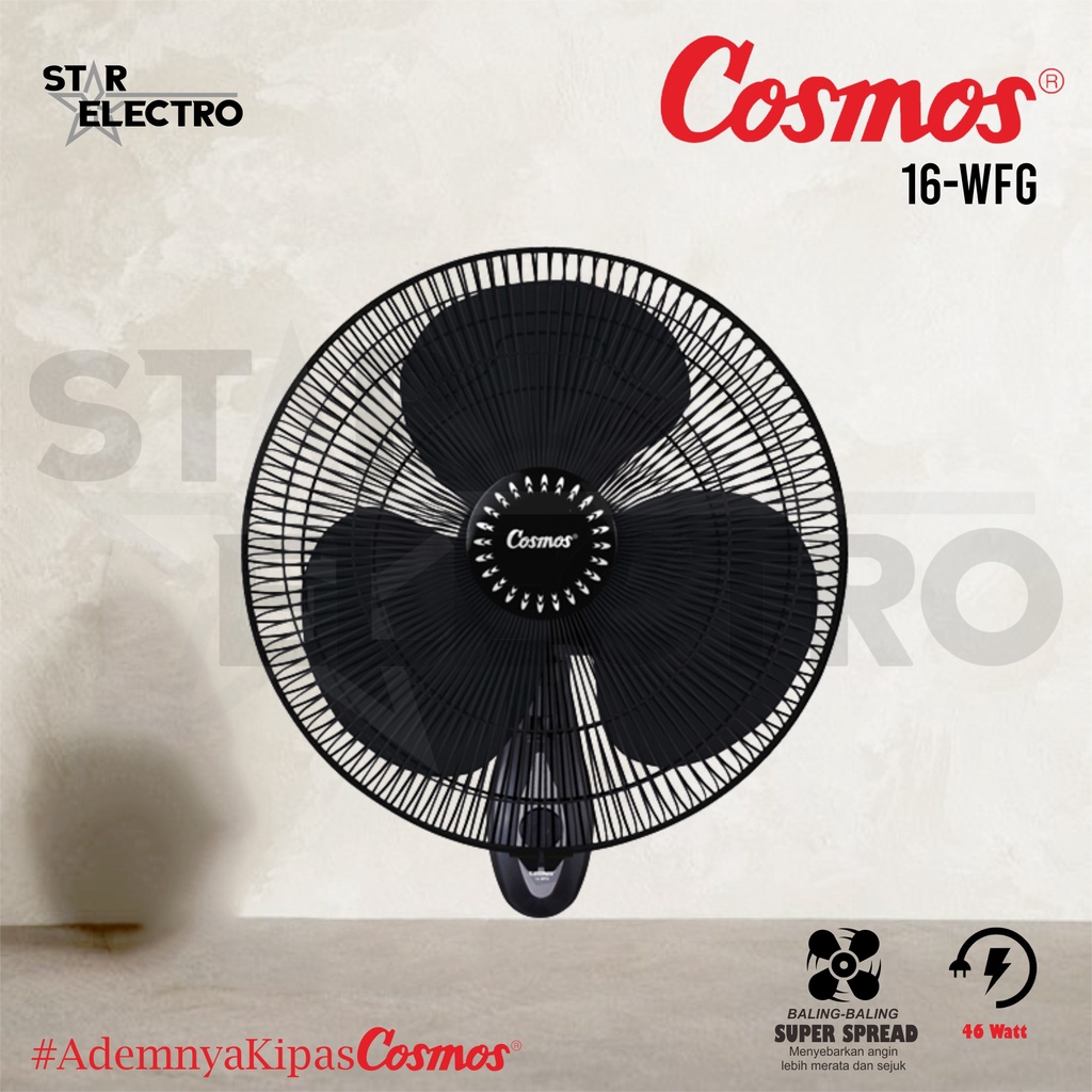 Jual COSMOS WALL FAN / KIPAS ANGIN 16 WFG / 16-WFG (16 INCH) | Shopee ...
