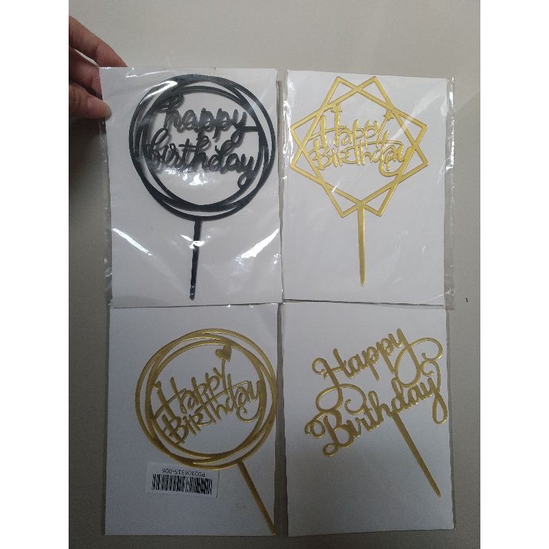 Jual topper tulisan happy birthday | Shopee Indonesia