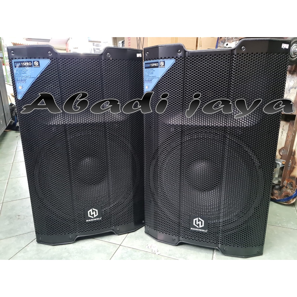 Jual speaker aktif hardwell dsr 15 pro pake TRAFO TOROID DAN TITANIUM ...