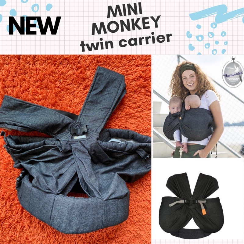 Jual Mini Monkey Twin Carrier (NEW) | Shopee Indonesia