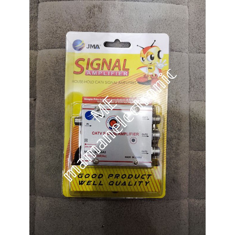 Jual Splitter Booster Cabang CATV / Signal Amplifier / Penguat Signal ...