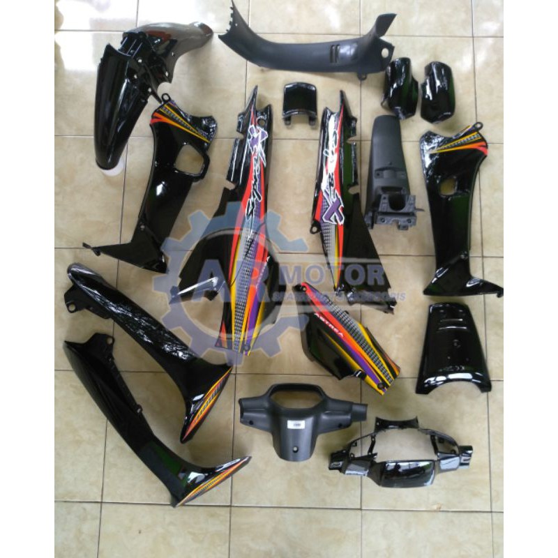 Jual FULL BODY HALUS KASAR SUPRA X OLD / LAMA HITAM PLUS STRIPING ...