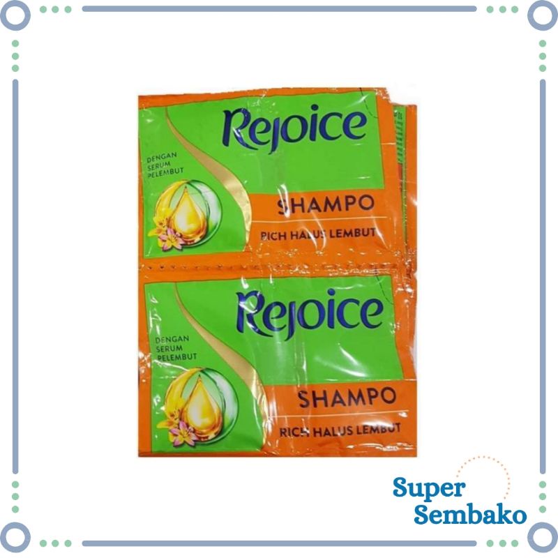 Jual SAMPO / SHAMPO REJOICE RICH RENCENG ISI 12 SACHET | Shopee Indonesia