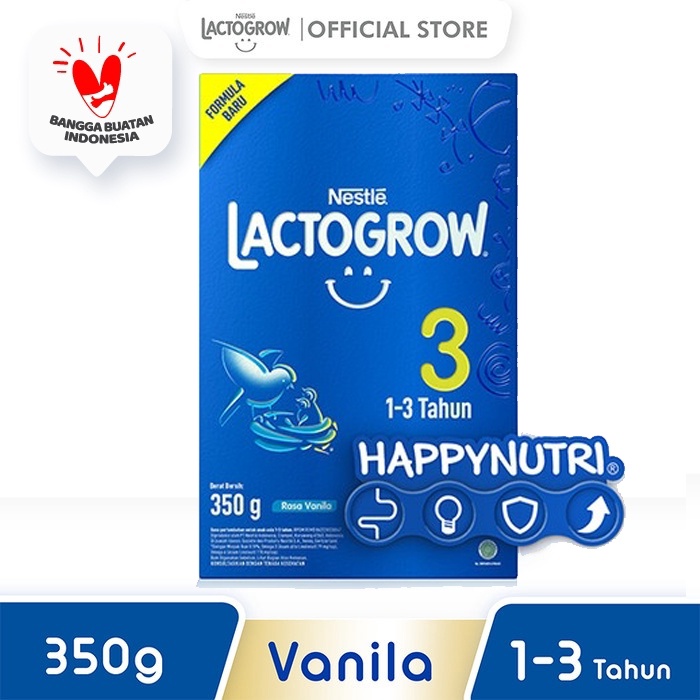 Jual Susu lactogen/Lactogrow 3 350g Original Vanila Madu | Shopee Indonesia