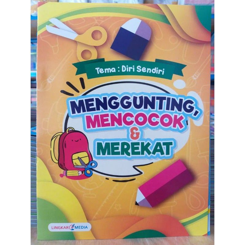 Jual Buku Aktivitas Anak TK/PAUD - Ukuran Besar - Menggunting, Mencocok ...
