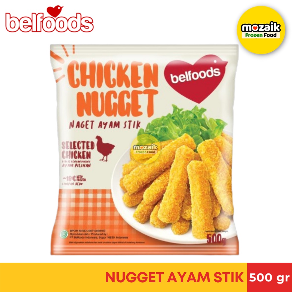Jual Belfoods Fav Nugget Ayam Stik Frozen Mart Frozen Food Palembang ...