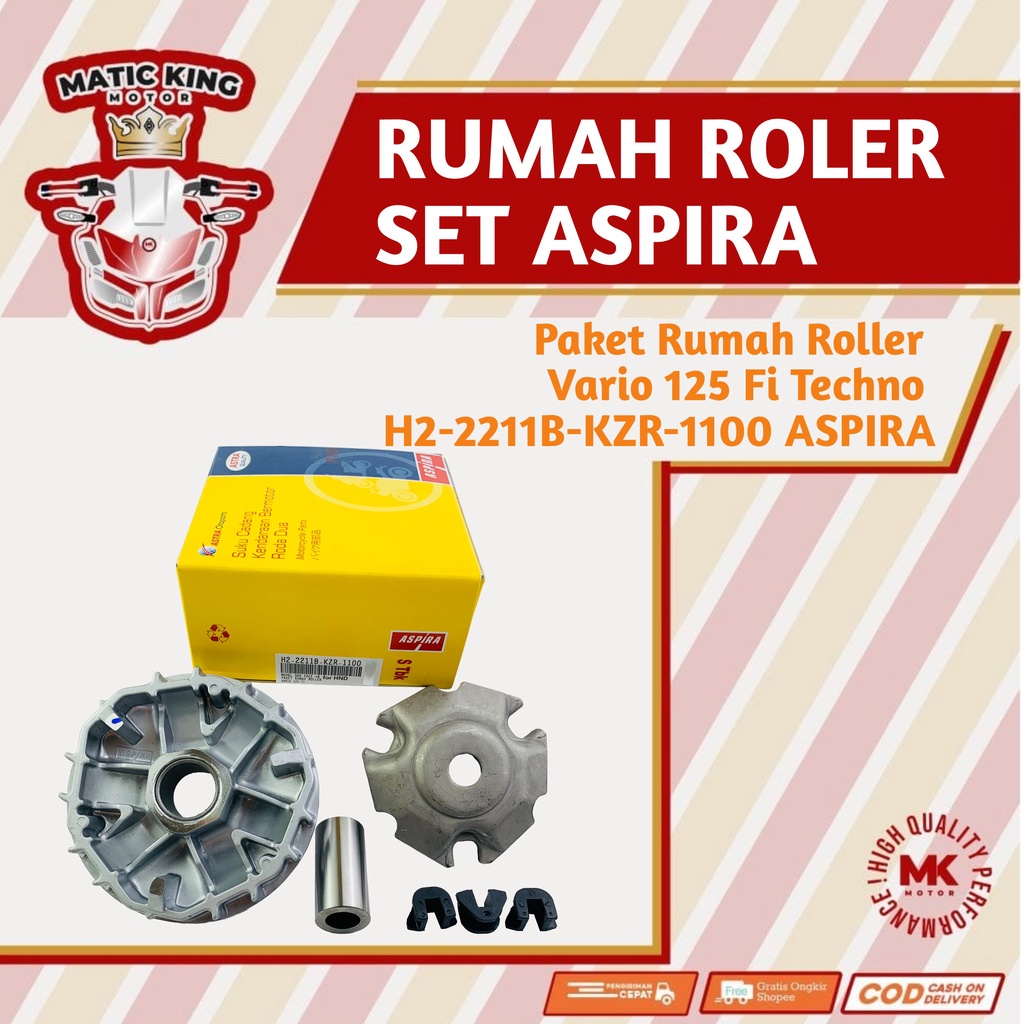 Jual Bosh dan Rumah roller SET Honda Vario Techno 125 Aspira ASTRA ...
