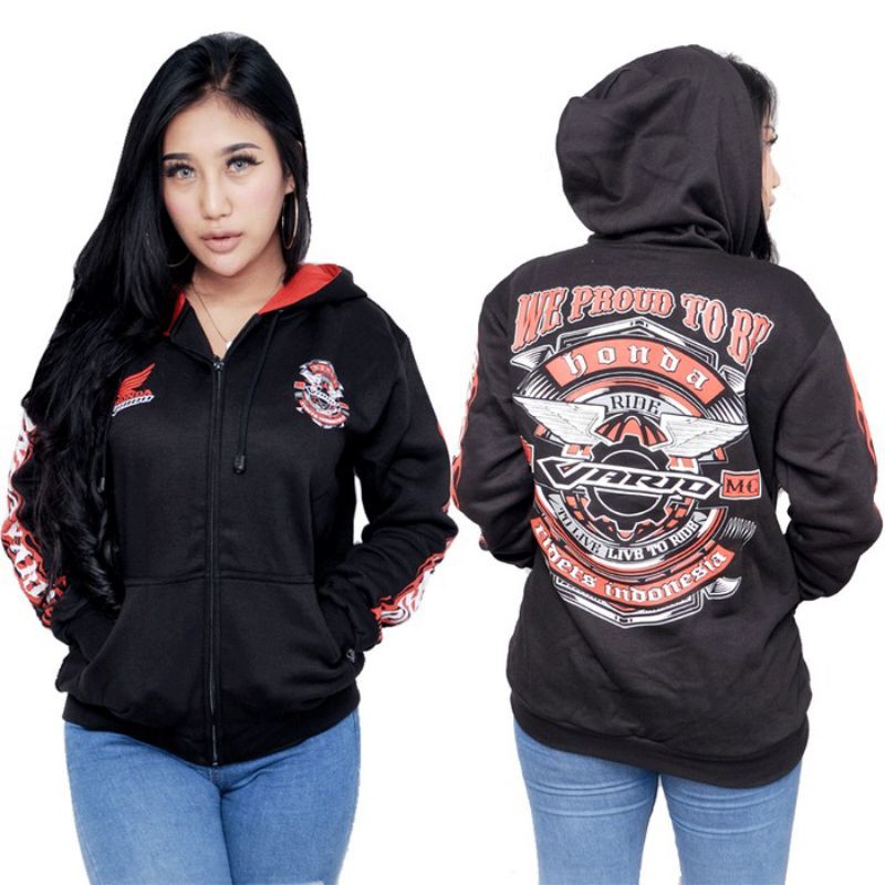 Jual Sweater motor honda Vario ORIGINAL Hoodie bikers Honda Vario ...