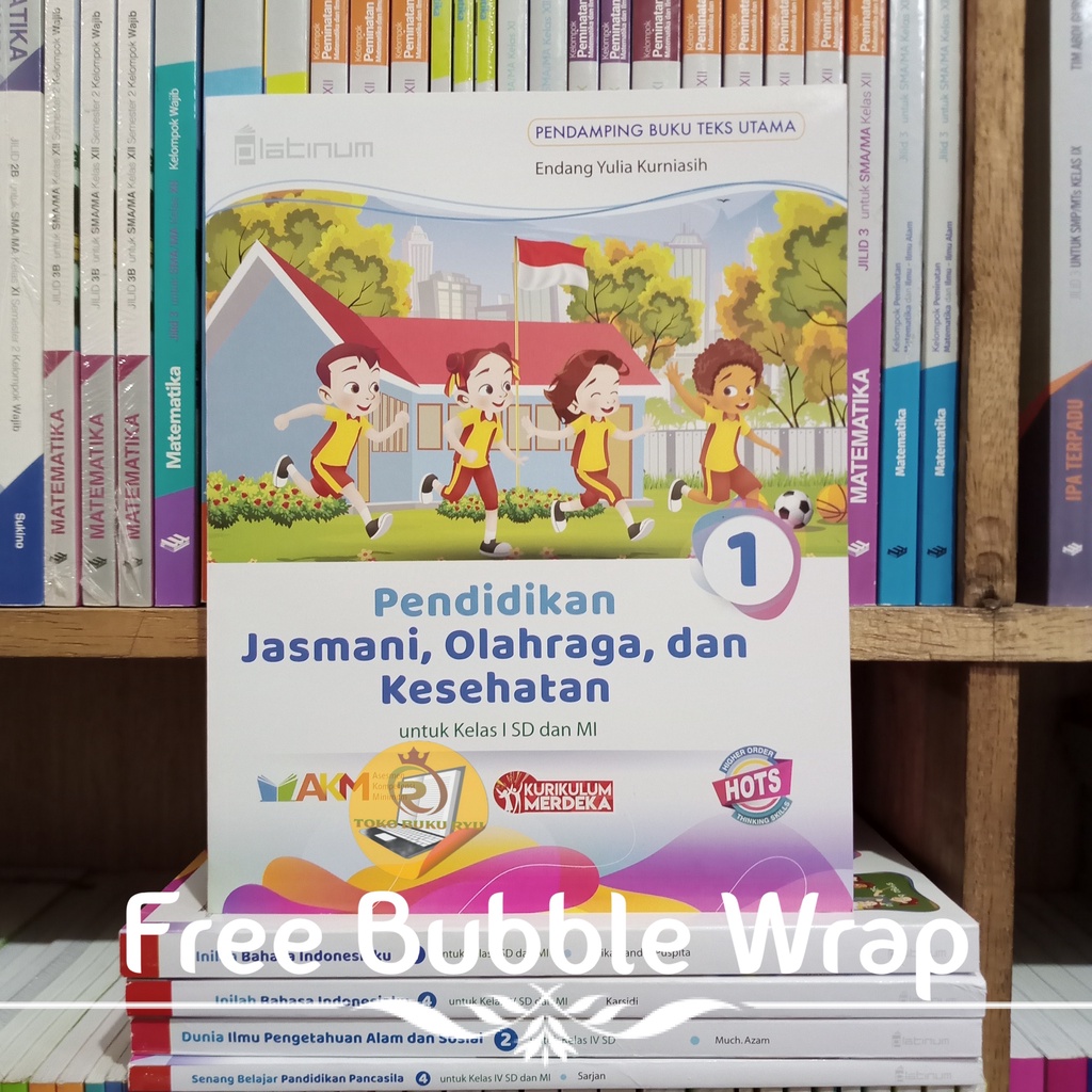 Jual BUKU PJOK PENDIDIKAN JASMANI KELAS 1 SD KURIKULUM MERDEKA PLATINUM | Shopee Indonesia