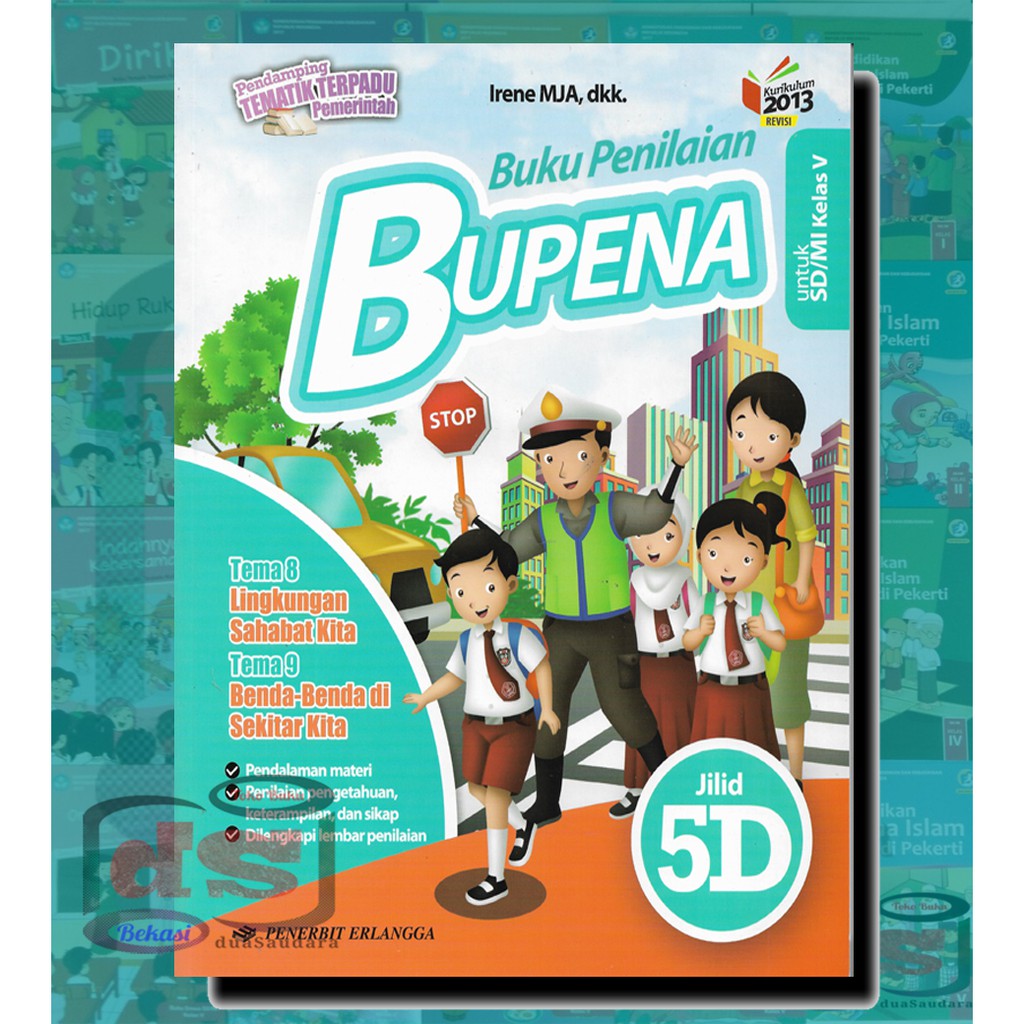 Jual Buku BUPENA 5D SD/MI Kelas 5 Tema 8 dan Tema 9 PENDAMPING TEMATIK | Shopee Indonesia