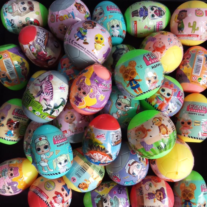 Jual telur bola surprise egg 1pcs mainan | Shopee Indonesia
