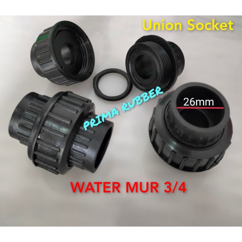 Jual WATER MUR 3/4 inch PVC | WATER MOOR | UNION SOCKET POLOS | Shopee ...