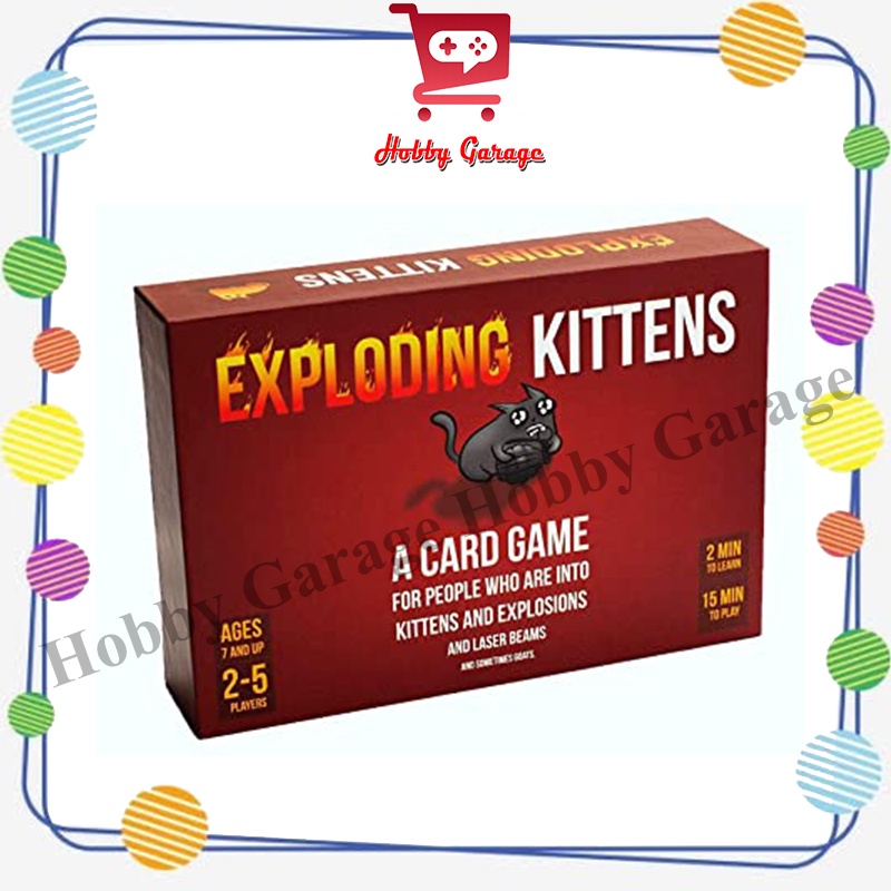 Jual Exploding Kittens Board Games Kitten Card Game | Shopee Indonesia
