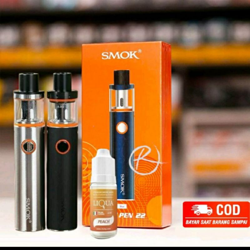 Jual Vapee Vapoor Pods Semoke Penn 22 Authentik Fullset Likuids Vot ...