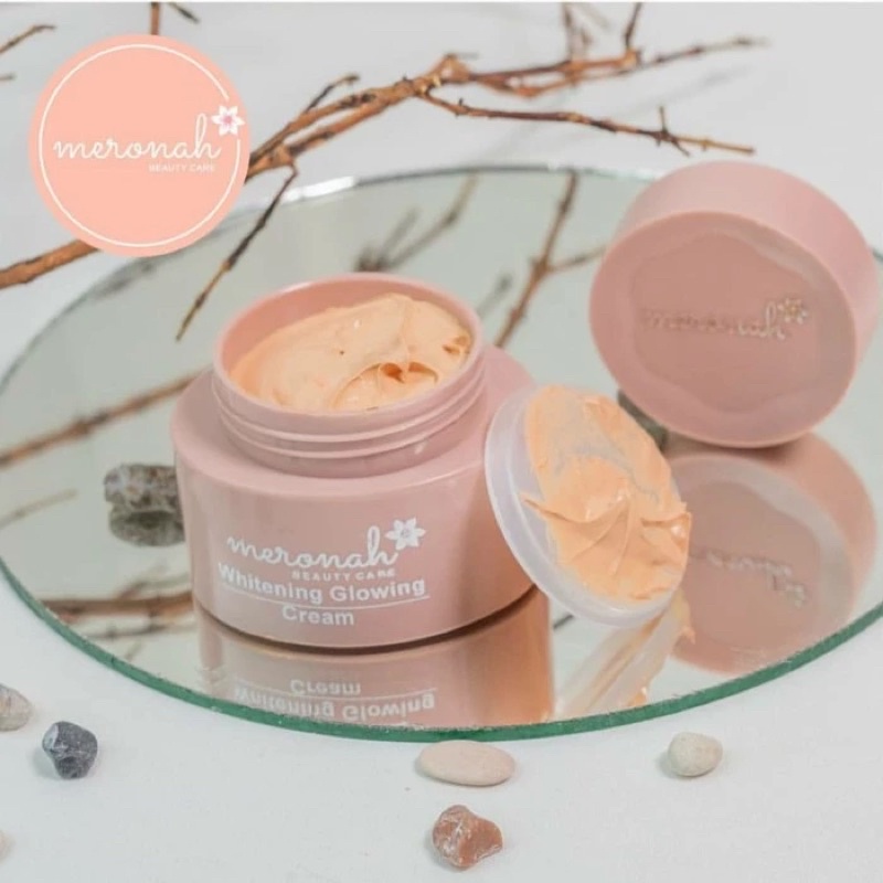 Jual MERONAH WHITENING GLOWING CREAM 15g | Shopee Indonesia