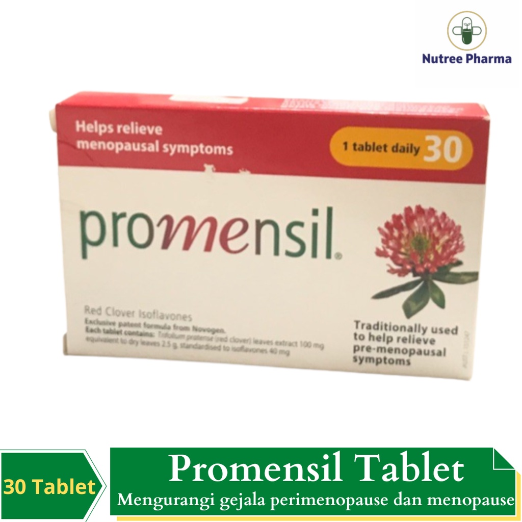 Jual PROMENSIL- Meringankan Perih Menopause (30 tablet) | Shopee Indonesia