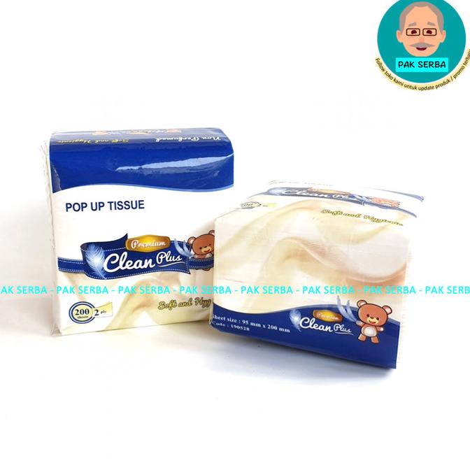 Jual Clean Plus Pop Up Tissue Premium 200sheets 2ply (DUS) | Shopee ...