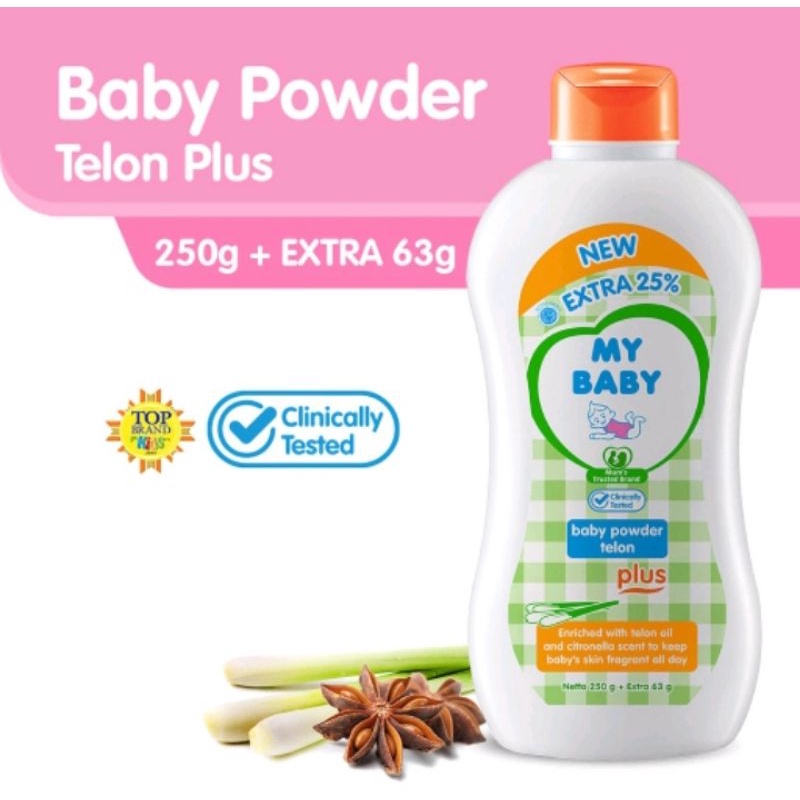 Jual MY BABY Powder Telon Plus / Bedak Bayi Wangi Telon Plus - MYBB023 ...
