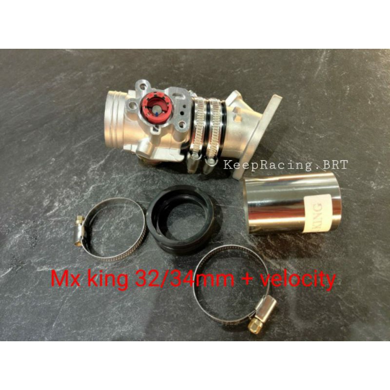 Jual THROTTLE BODY MX KING TB BRT 32 34 + VELOCITY | Shopee Indonesia