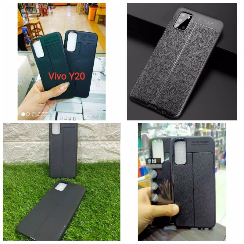 Jual Vivo Y20 Vivo Y20i Auto Focus Matte Case Anti Crack Carbon ...
