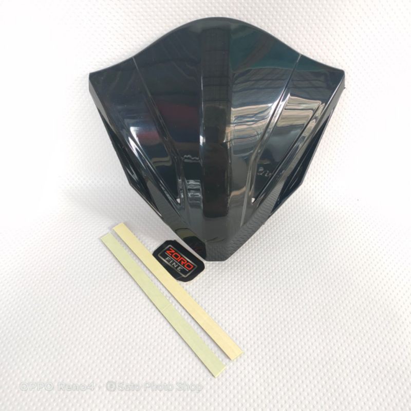 Jual Visor Winshield Beat fi Esp New Vario 125 Vario 150 New Black ...