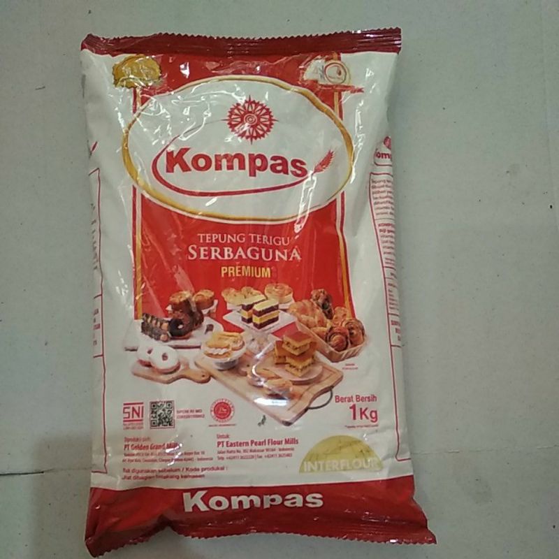 Jual Tepung Terigu Kompas protein sedang | Shopee Indonesia
