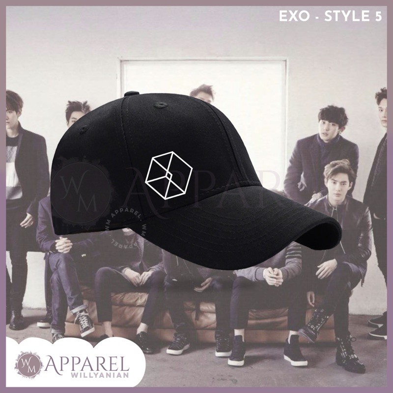 Jual WM APPAREL Topi baseball EXO Exodus (Style 5) Kpop tumblr cap ...
