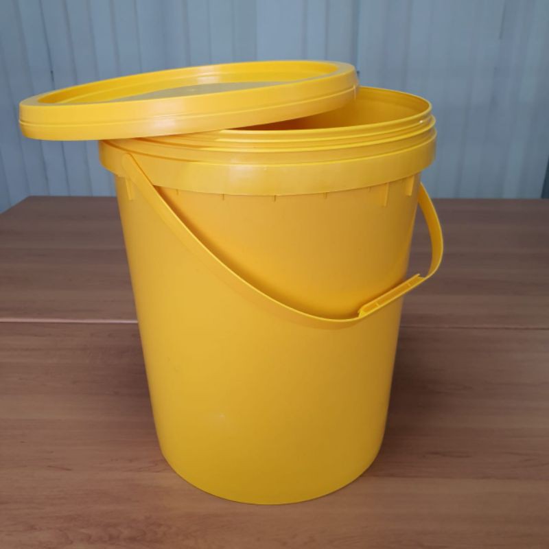 Jual (BARU) Ember Plastik 20 Liter / Pail 20 Liter (25KG) untuk Cat ...