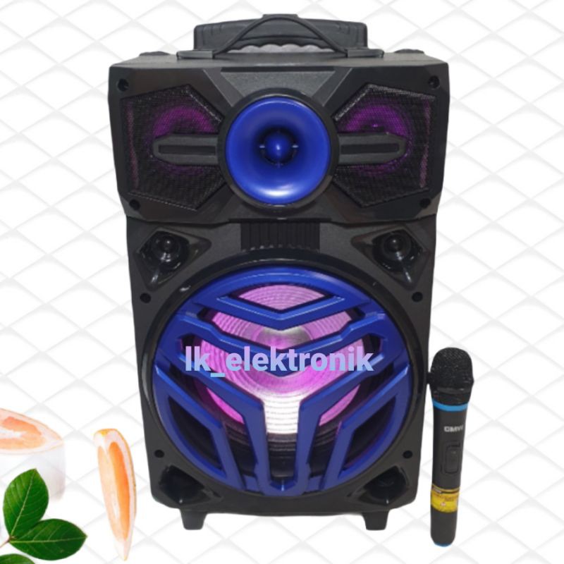 Jual Speaker Aktif Portable GMC Teckyo 779D Bluetooth Karaoke XBass 1 ...