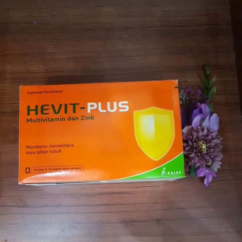 Jual Hevit Plus / vitamin c 500mg/ zinc | Shopee Indonesia