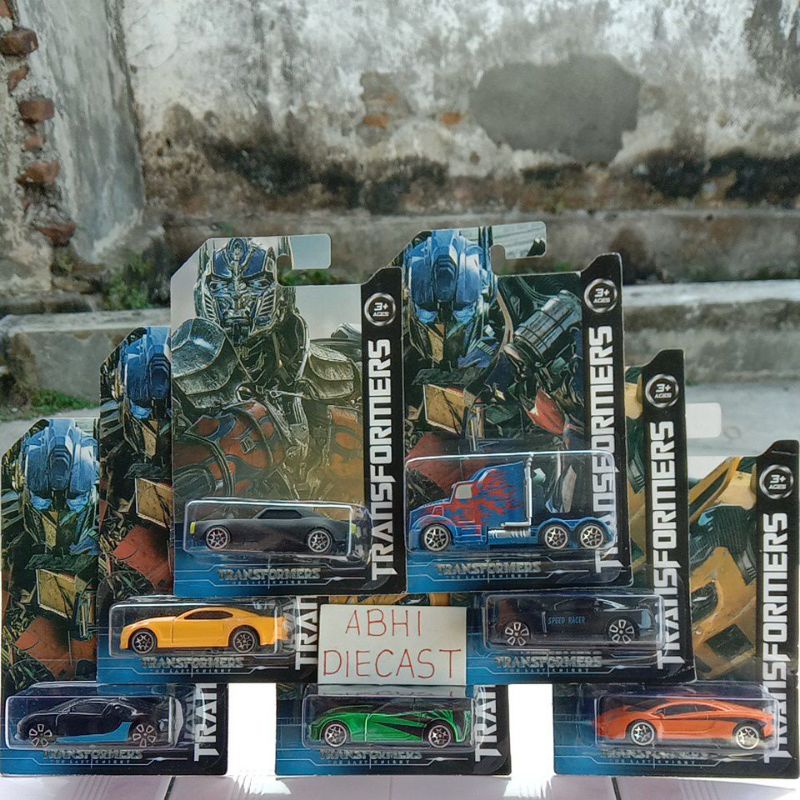 Jual Diecast transformers autobot optimus bumblebee crosshairs miniatur ...