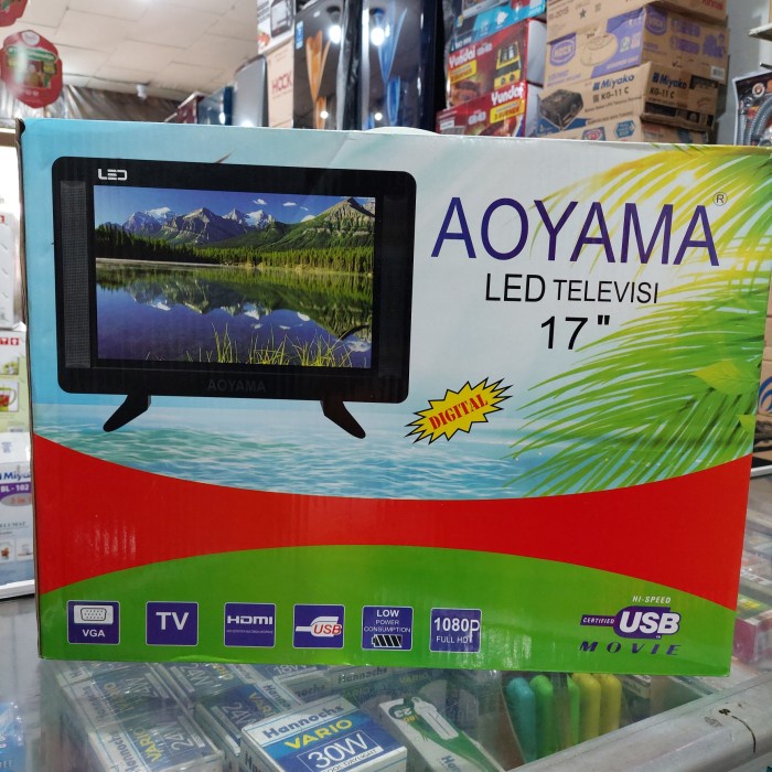 Jual tv led aoyama/trisonic 17inchi digital ( yg ready sementara hanya ...