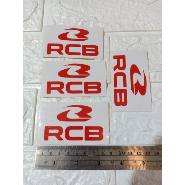 Jual stiker RCB racing boy kotak putih harga 1 biji | Shopee Indonesia