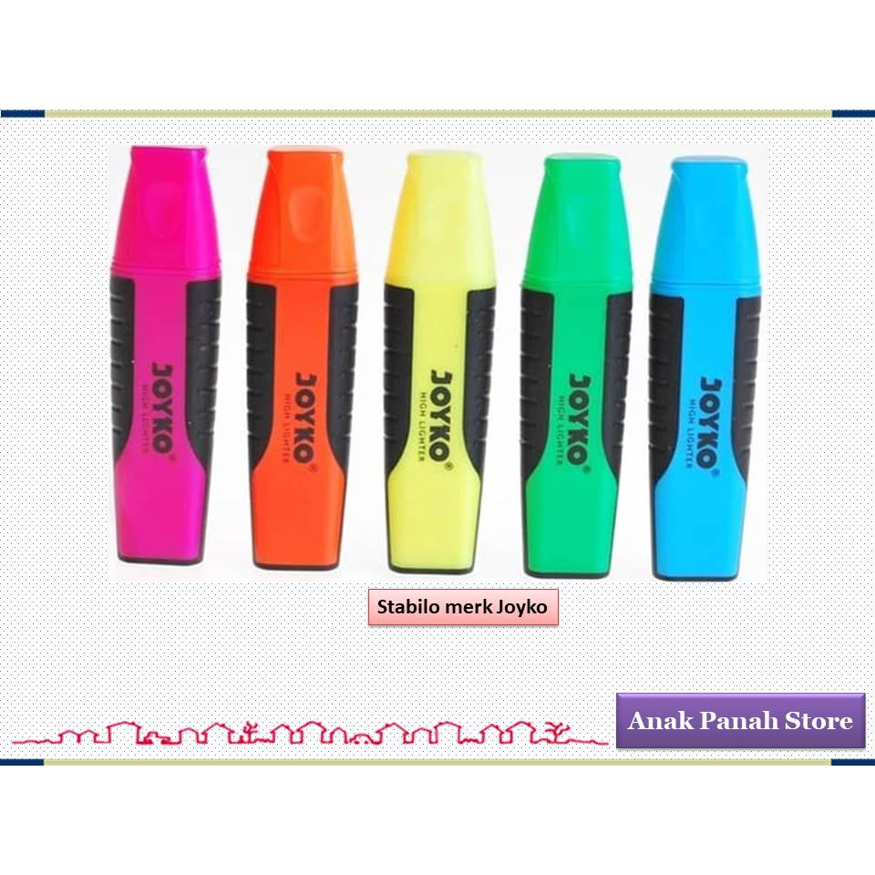 Jual Stabilo / Highlighter Merk Joyko | Shopee Indonesia