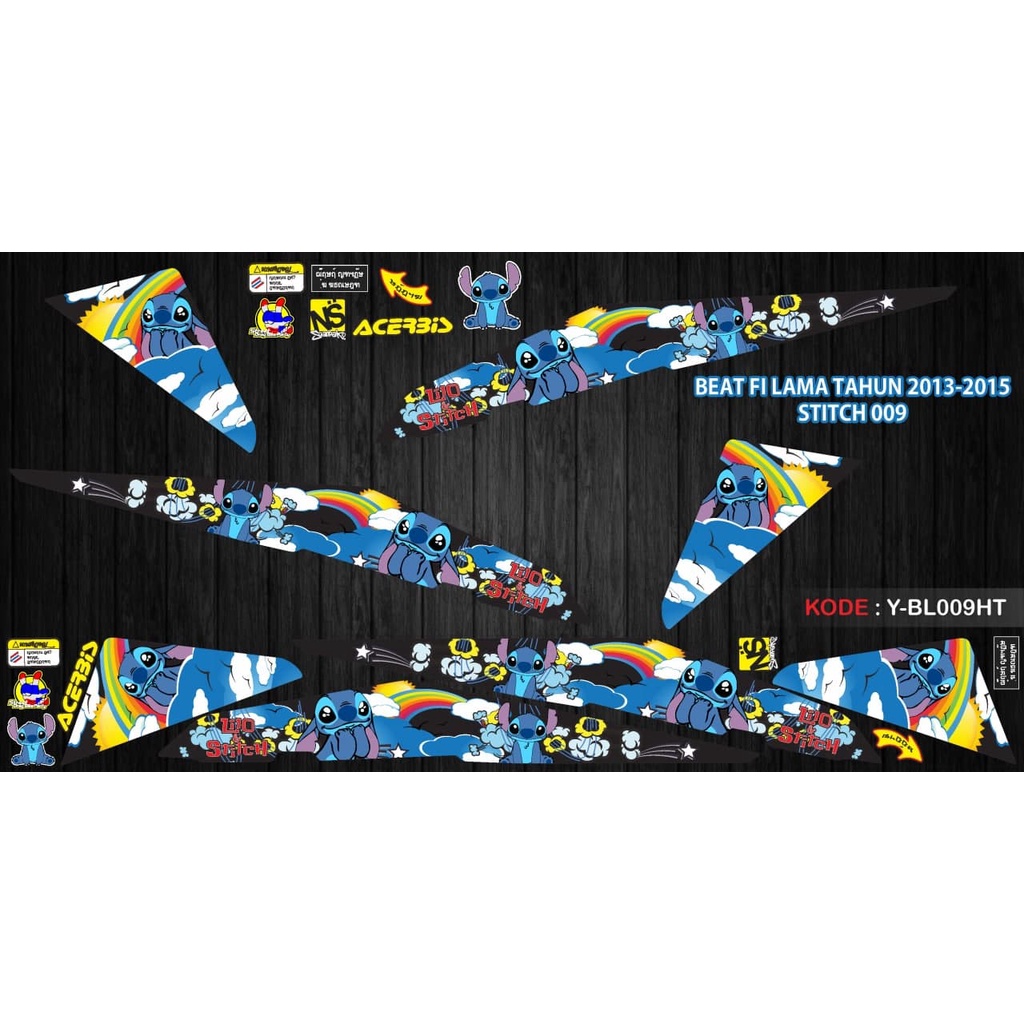 Jual STRIPING HONDA BEAT FI LAMA TH 2013-2015 STITCH 009 | Shopee Indonesia