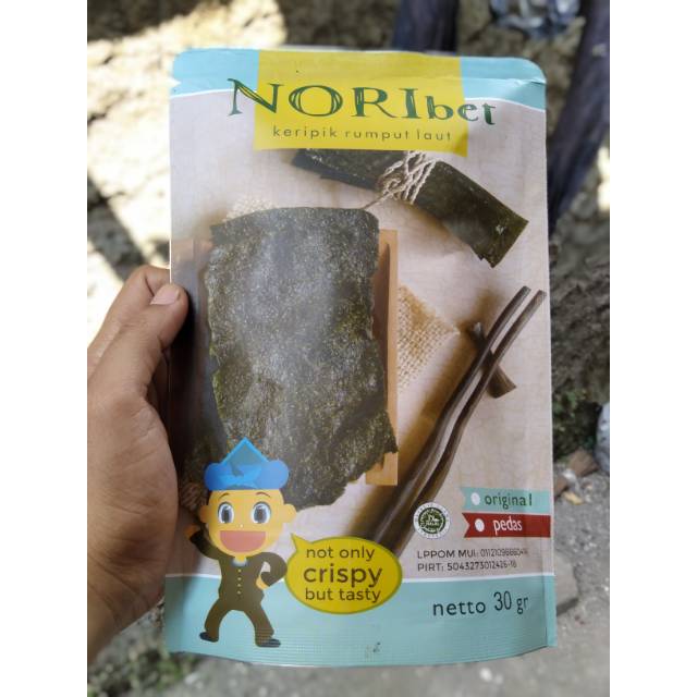 Jual NORIbet Crispy Rumput Laut Nori Original 30 gram | Shopee Indonesia