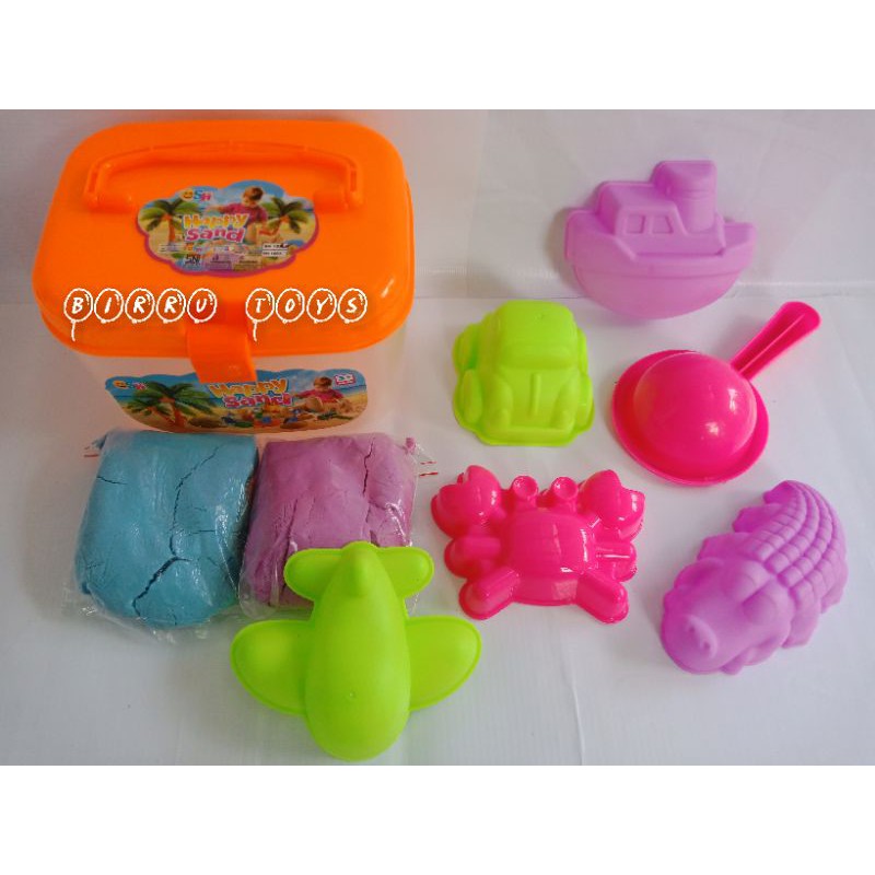 Jual Mainan Pasir Ajaib Plus Cetakan - Magic/ Happy Sand Box | Shopee ...