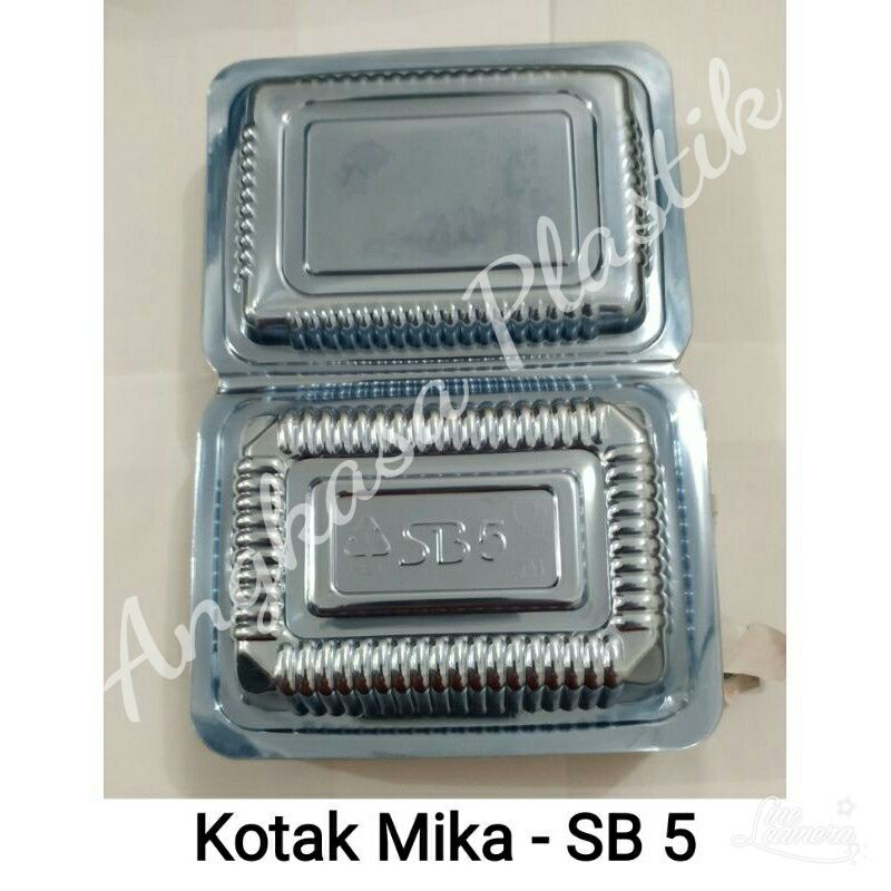 Jual Kotak Kue Mika SB5 - SB 5 | harga utk 25 pcs & 50 pcs | Shopee ...