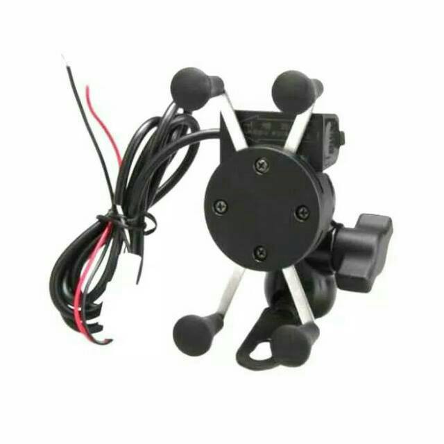 Jual New Holder hp holder handpone dan carger motor motor Nmax Aerox ...