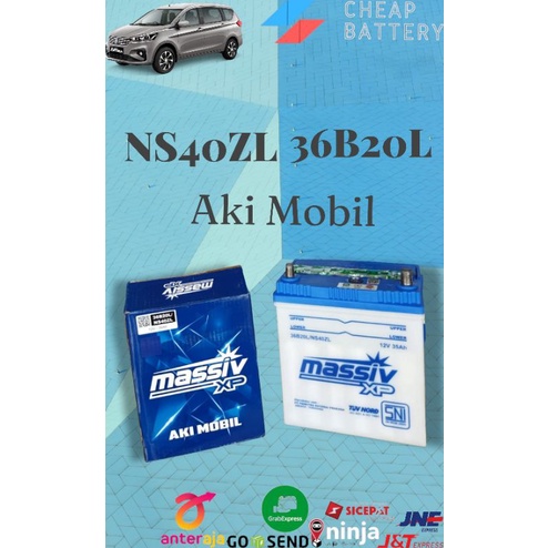 Jual aki mobil suzuki ertiga, karimu ns40zl 36b20l massiv xp 12v35ah 12v 35ah basah | Shopee ...