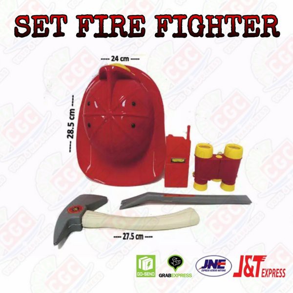 Jual Mainan Pemadam Api Firefighter Fire Fighter Plastik SNI Edukasi ...