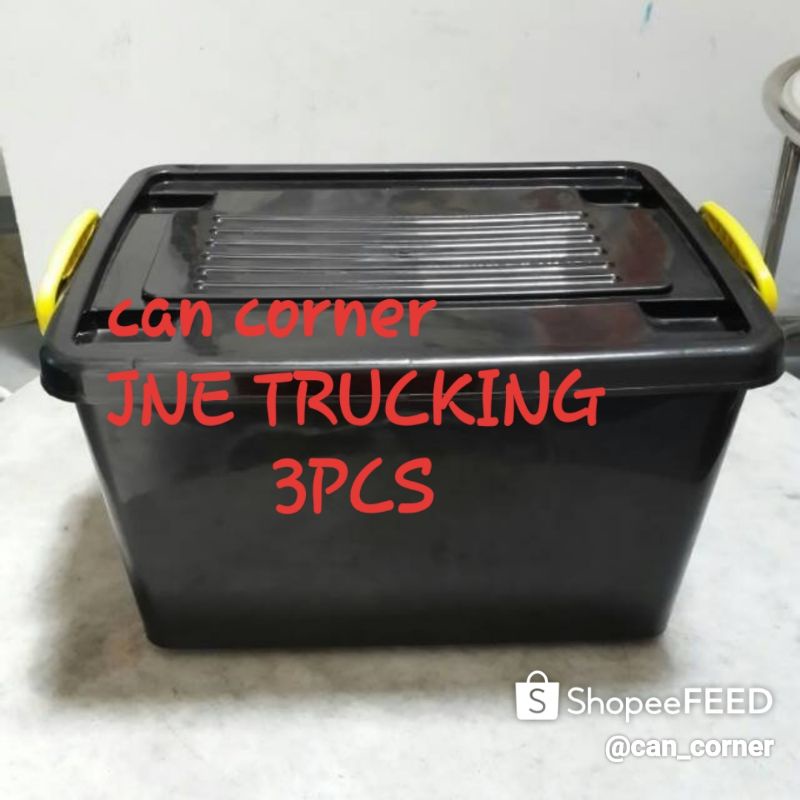 Jual Roller box 40 hitam 3 pcs / Container box Hitam 40 / Box Container ...