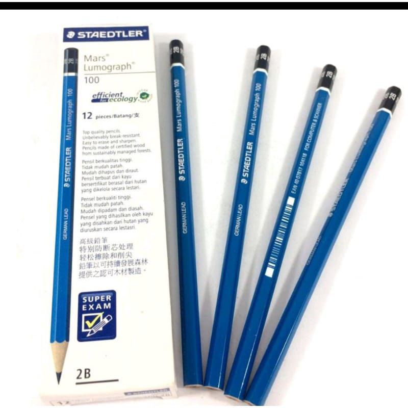 Jual PENSIL 2B STAEDTLER HARGA PER PACK ISI 12 PCS || PENSIL STAEDTLER ...