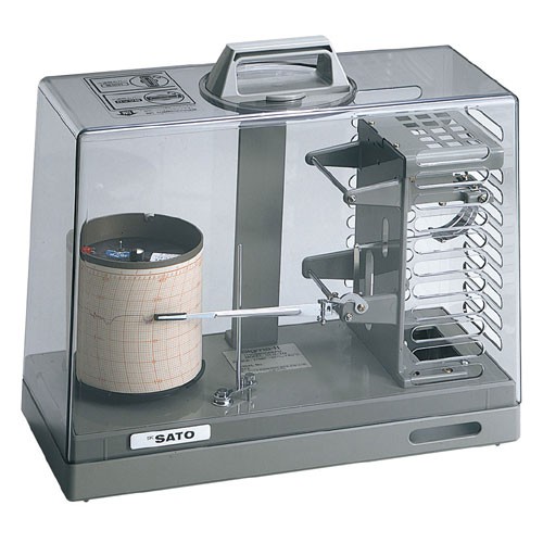 Jual Thermohygrograph Quartz type, SK SATO, Sigma II (-10 to 50C, 0-100 ...